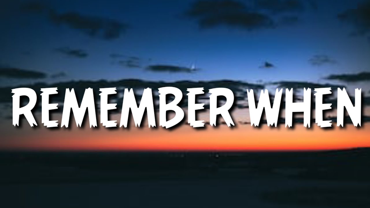 Alan Jackson - Remember When (Lyrics) - YouTube