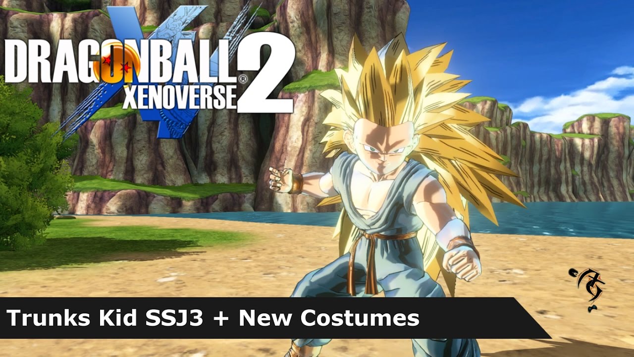 Dragon Ball Xenoverse 2 Mods: Trunks Kid SSJ3 + New Costumes - YouTube