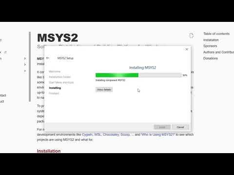 Download and Install Arch Linux like the Msys2 building platform on Windows - YouTube
