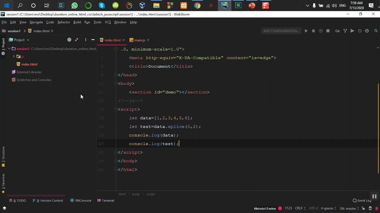 javascript-2020-part53 - YouTube