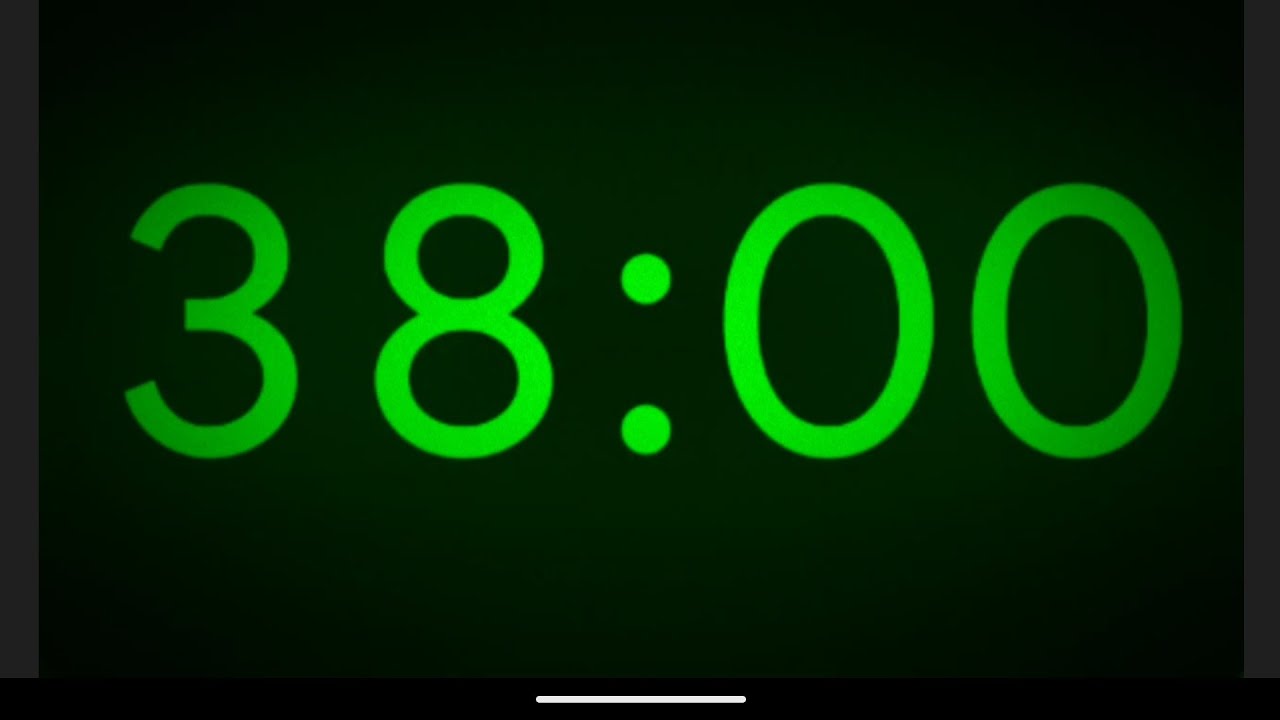 Timer e alarme de 38 Minutos - YouTube
