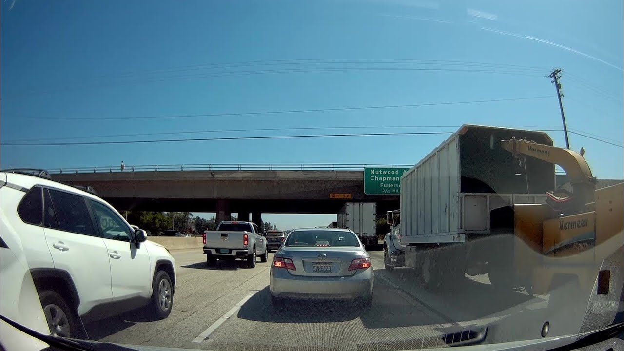 Orange County Freeway Traffic - Diamond Bar to Irvine, 2x Video Speed ...