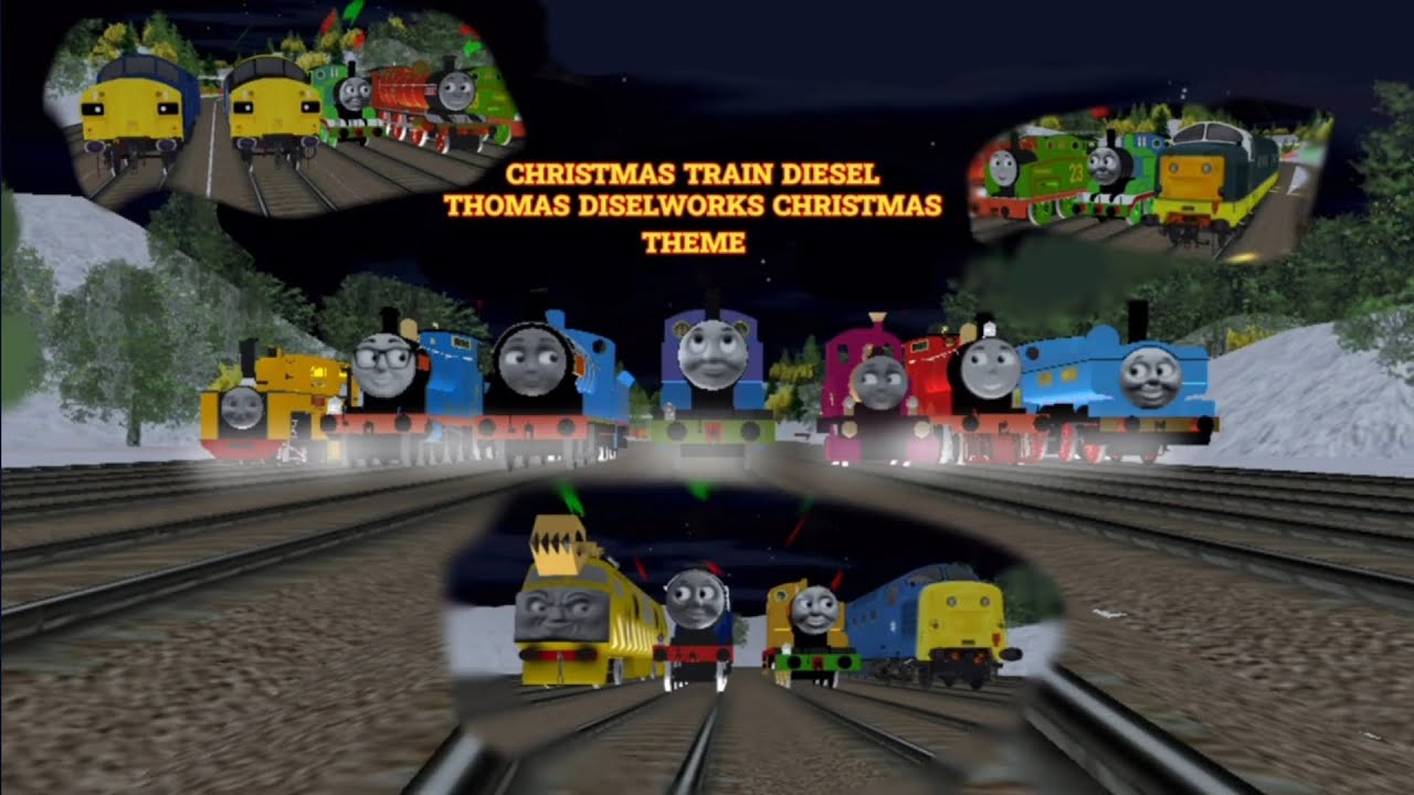 Christmas Trains Diesel Theme Trainz. - YouTube