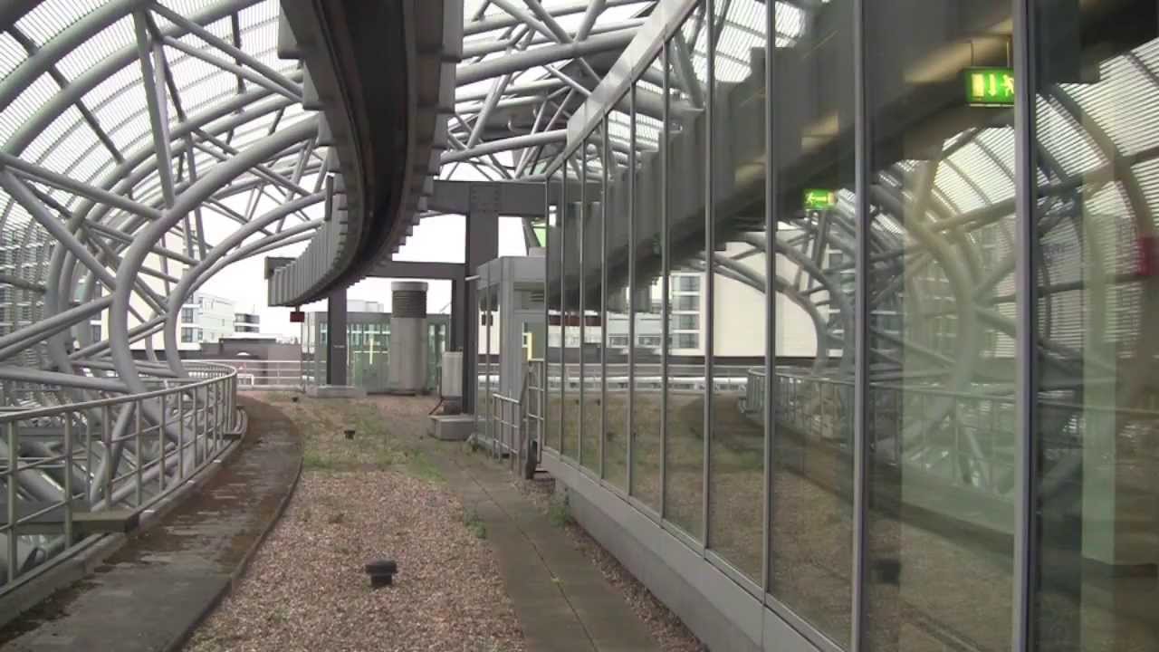 Dusseldorf Airport Skytrain (H-Bahn), Germany - 26th August, 2013 - YouTube