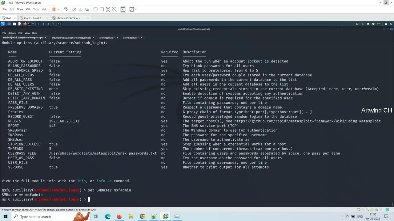 how to enumerate user with nmap in Kali Linux - YouTube
