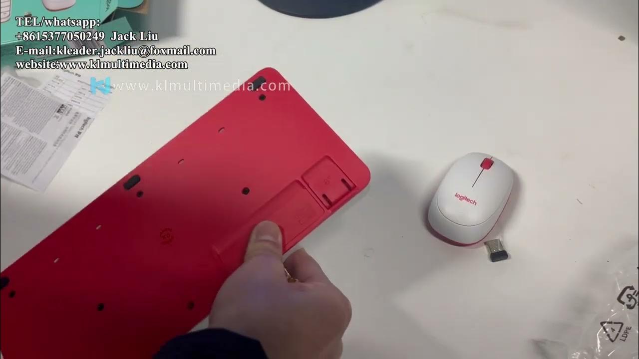 How to use wireless mouse and keyboard - YouTube