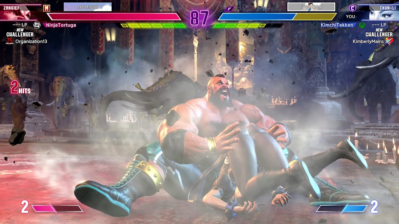 Street Fighter 6 Match Zangief Vs Chun Li Youtube