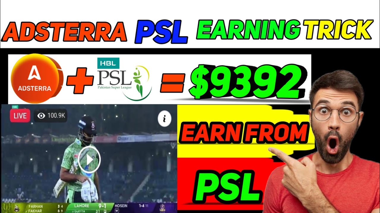 Adsterra earning trick 2024 | Adsterra Earning Trick with Facebook And PSL | 29 earn and learn ...