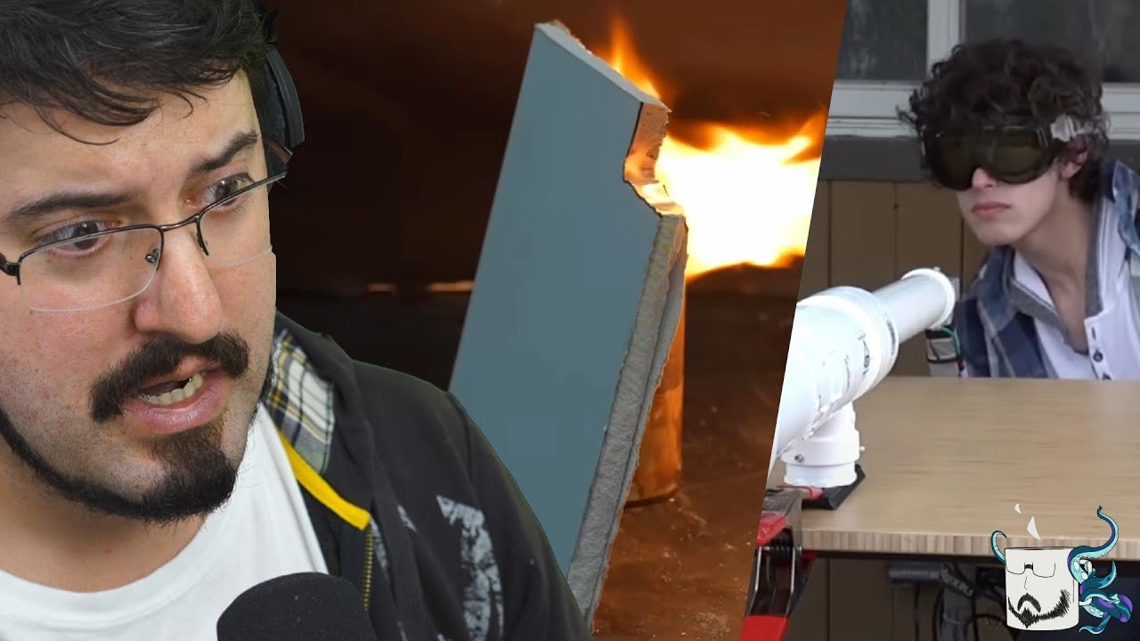 Mad Scientist Built a Lascannon | StyroPyro - YouTube