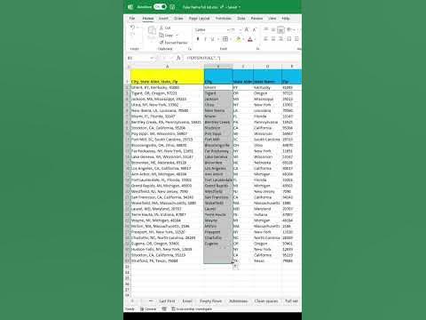 The New TEXTSPLIT () function in Excel ️ - YouTube