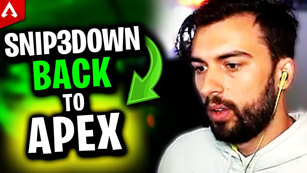 Snip3down Couldn't Play Halo Anymore and Came Back To Apex - YouTube