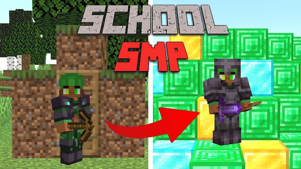 Becoming the Most Stacked Player on My School's Minecraft Server - YouTube