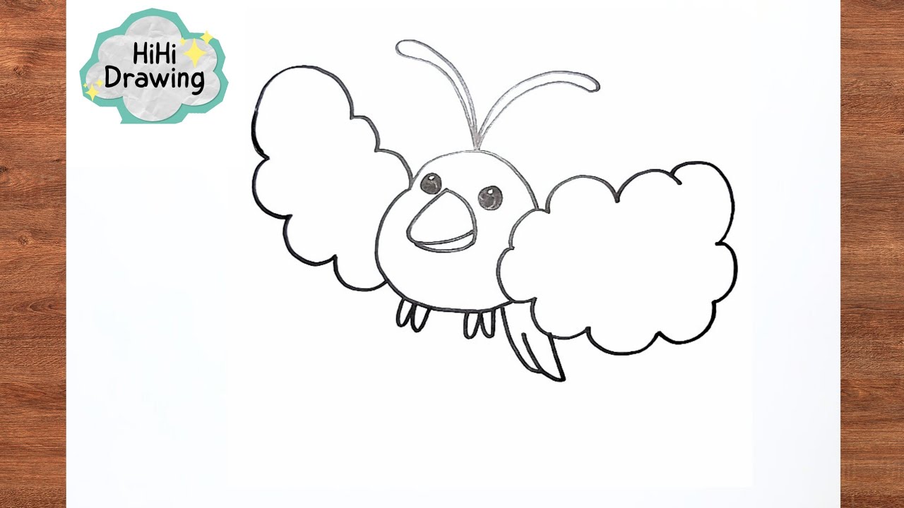 How to Draw Swablu from Pokémon | Easy Drawing Step by Step - YouTube