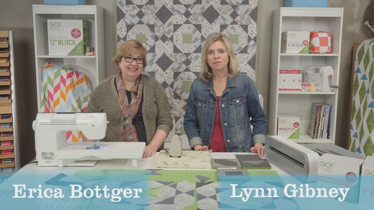 City Life Quilt Pattern Tutorial Using the GO! Qube - YouTube