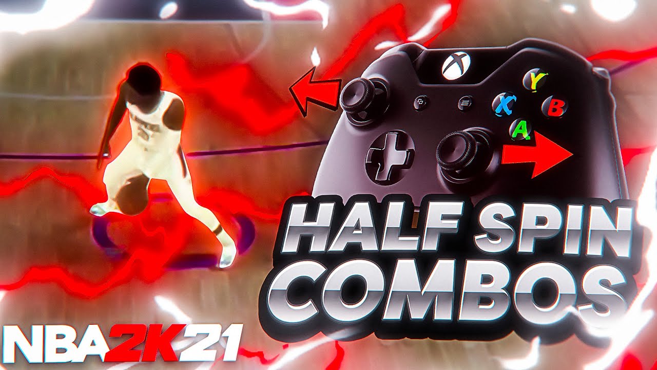*NEW* NBA 2K21 HALF SPIN DRIBBLE COMBO TUTORIAL W/ HANDCAM! NBA 2K21 EASY/ADVANCED DRIBBLE ...