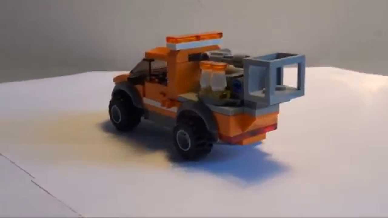 Lego City 60054 Light Repair Truck Lego Speed Build - YouTube
