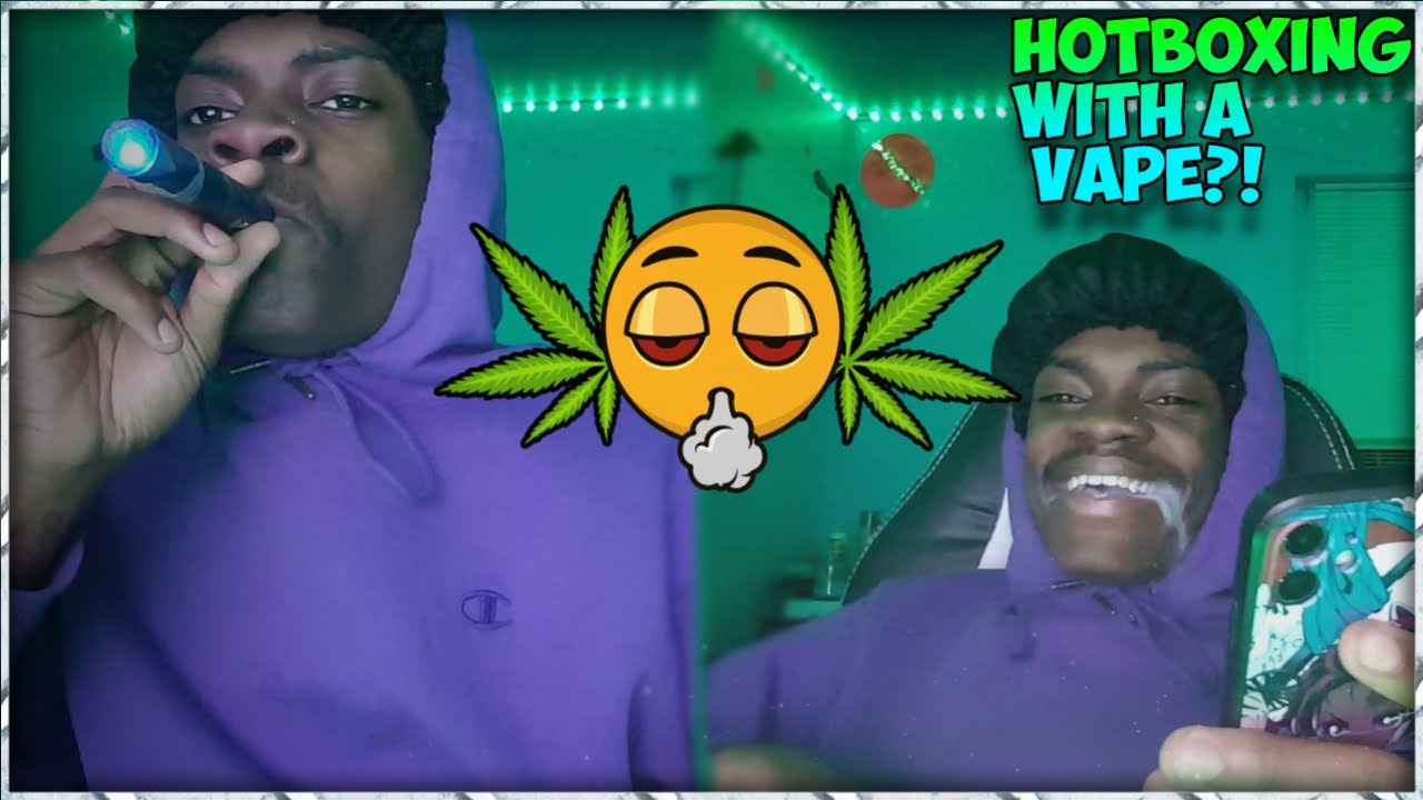 Hotboxing My Room For The First Time With A VAPE?!...While Kinda BUZZED ...