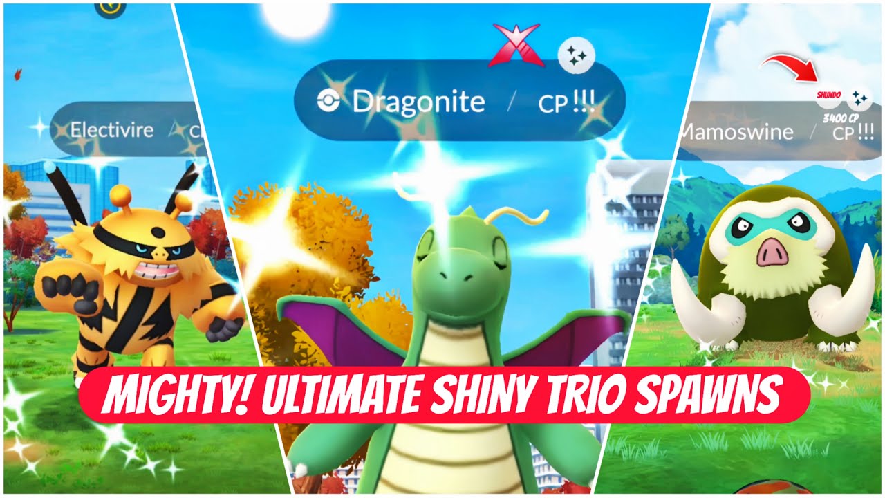 Unforgettable Mighty shiny Pokémon appear ( Shundo ) - YouTube