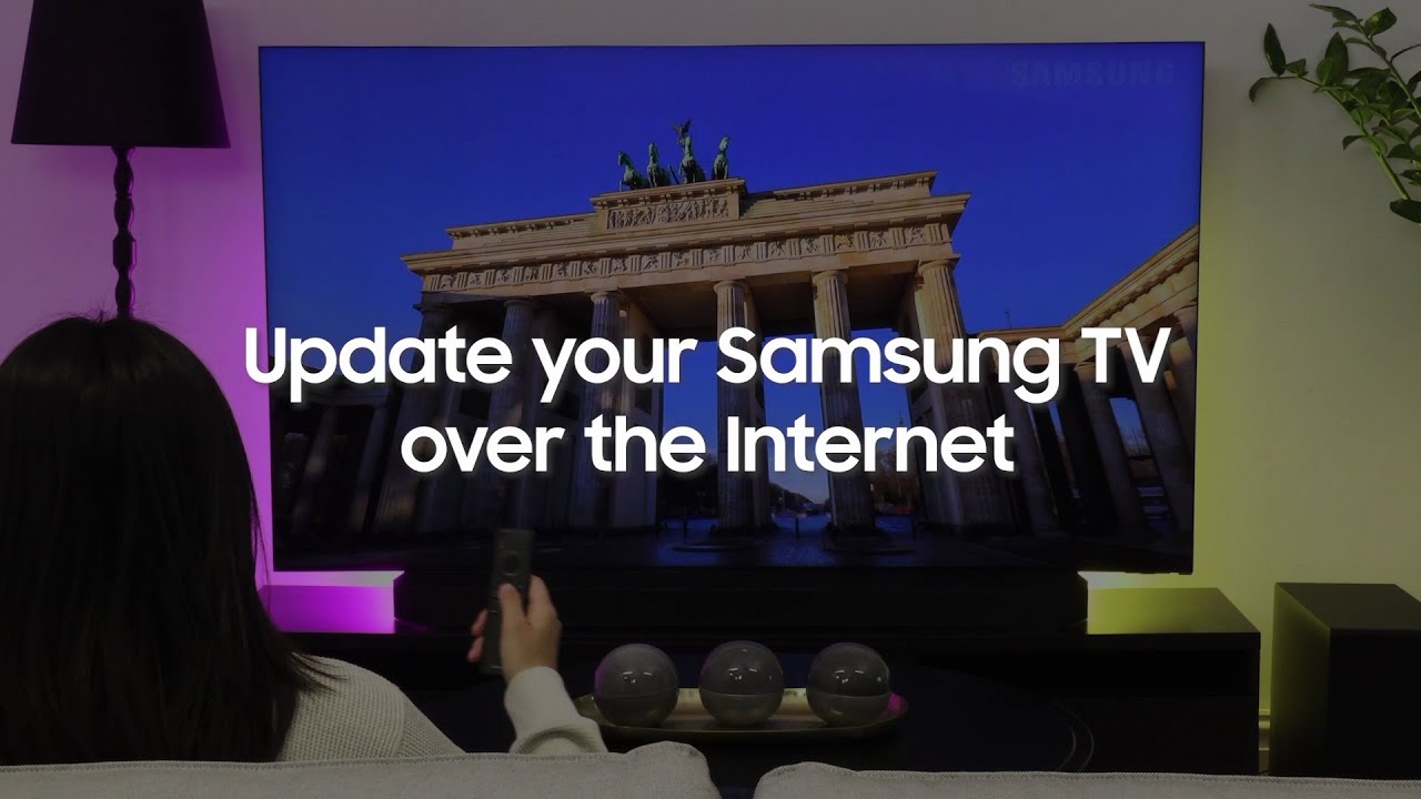 Update your Samsung TV over the Internet - YouTube