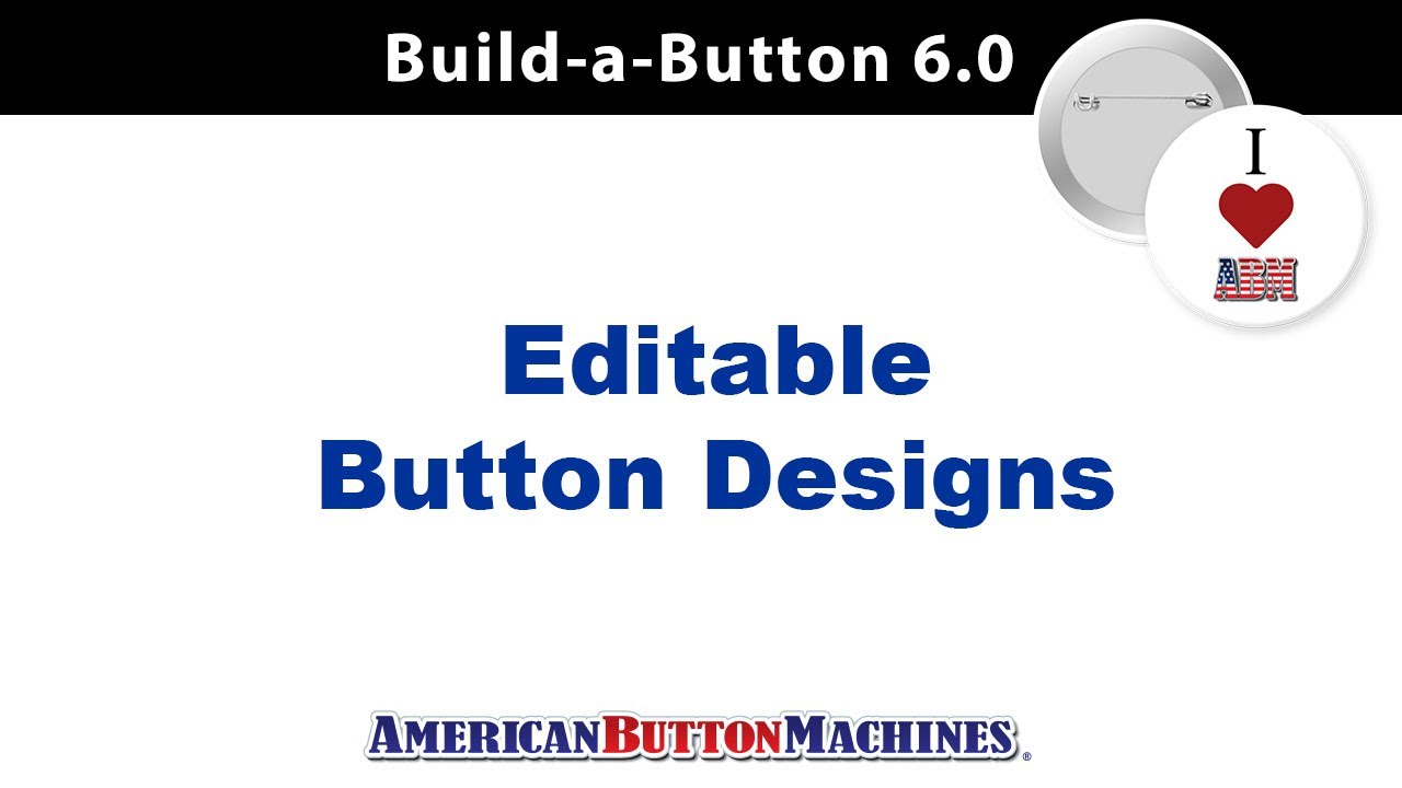 Editable Button Design Instructional Video - YouTube