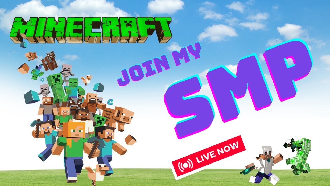 Join My MEGA SMP For Free . (Live) #Minecraft #gaming #livestream #live ...