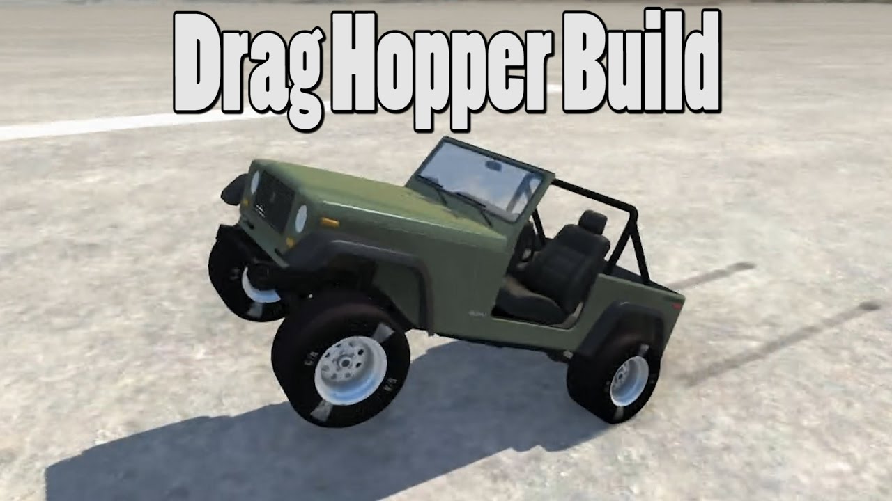 H.V.Gaming S4 E1 - BeamNG.drive - Drag Hopper Build - Huge Wheelies ...