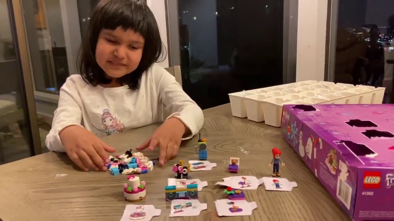 Unboxing and Building LEGO Toys LEGO Friends Advent Calendar 41382 ...