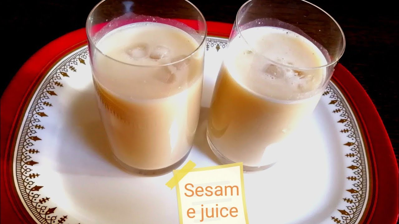 Sesame juice.... Recipe - YouTube