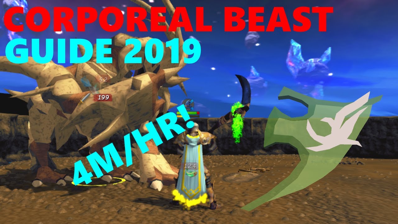 Runescape 3 - Corporeal Beast Guide 2019 - 4m/Hr - YouTube