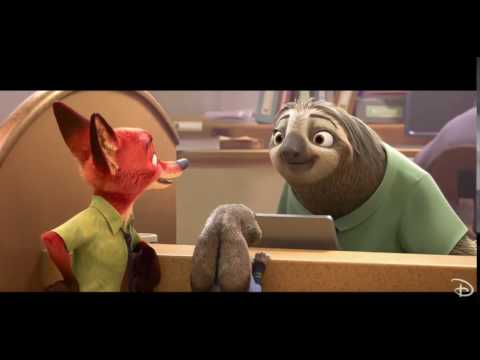 zootopie le paresseux - YouTube