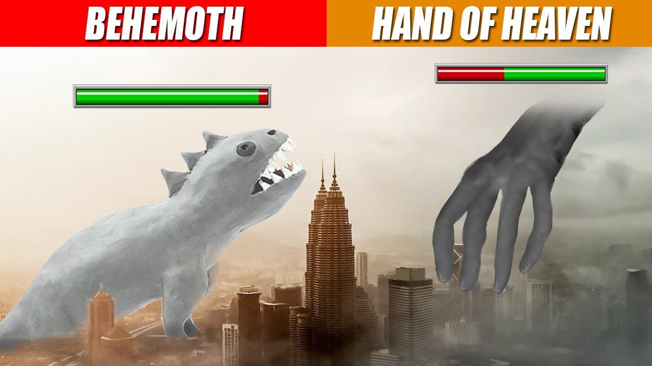 Behemoth vs Hand of Heaven With Healthbar | SPORE - YouTube