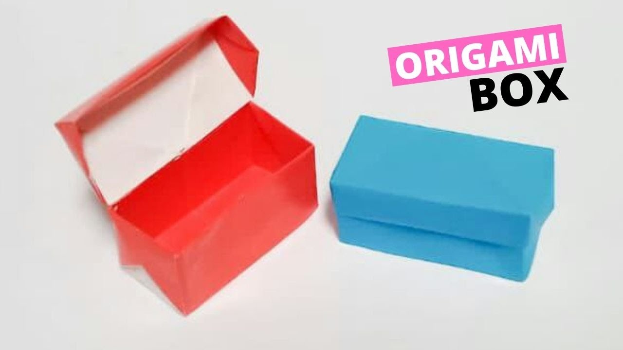 CARA MEMBUAT BOX DARI KERTAS ORIGAMI | ORIGAMI KOTAK MUDAH - YouTube