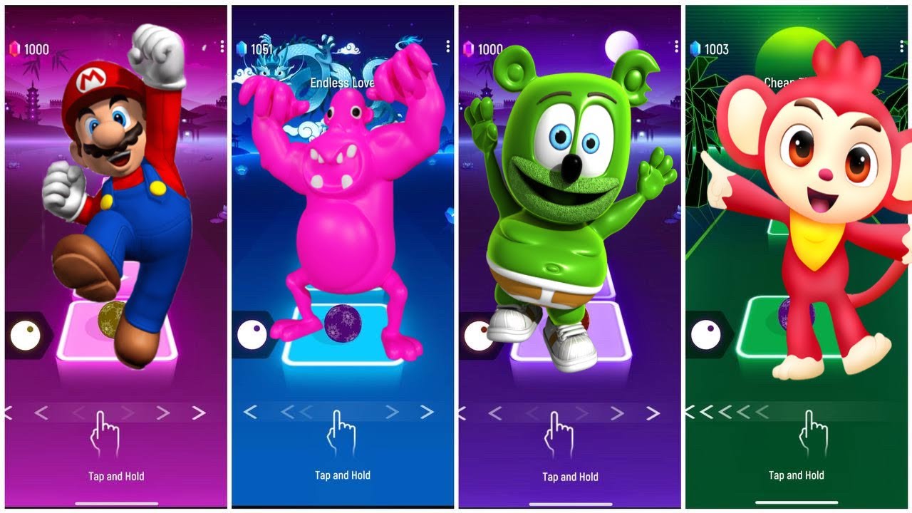 Super Mario 🆚 Hunky Jake 🆚 Gummy Bear 🆚 Poki Pinkfong 🎶 Who Is Best ...