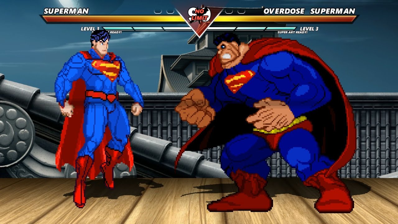 SUPERMAN vs OVERDOSE SUPERMAN - High level insane fight 🔥 - YouTube
