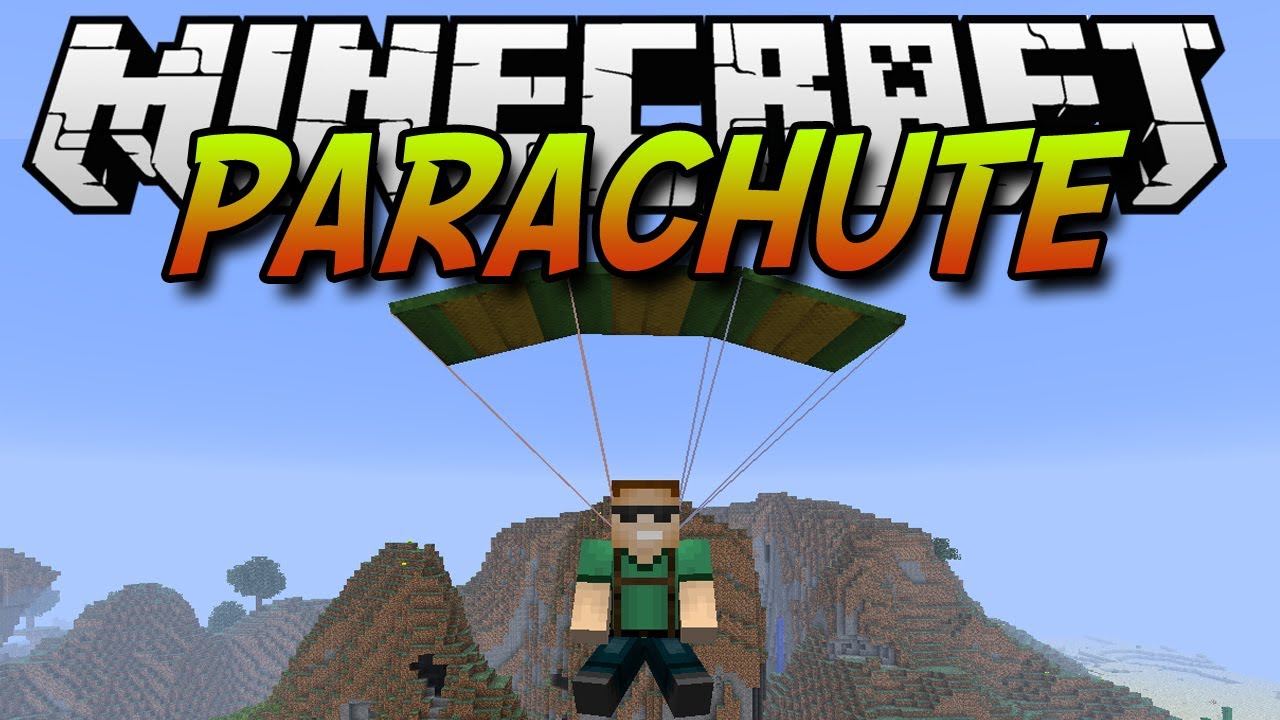 Minecraft Mods | Parachute Mod | JUMP OFF CLIFFS! | 1.7.2 - YouTube