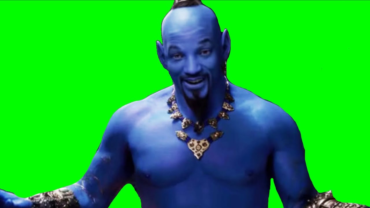 Green Screen Aladdin Genie / Will Smith - YouTube