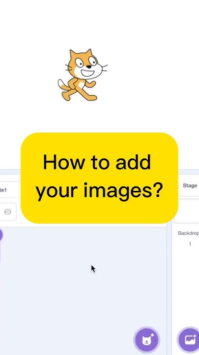How to add your pictures for sprite in Scratch - YouTube