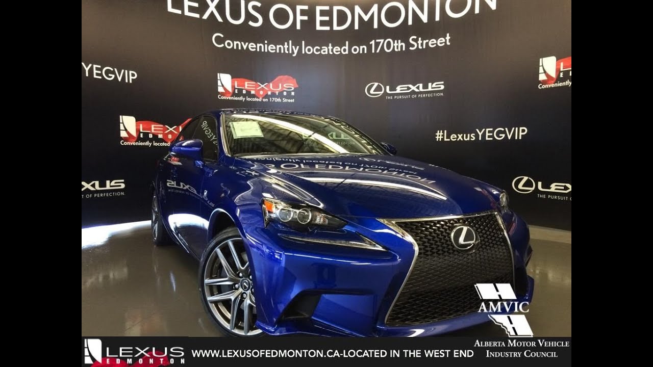 2016 Ultra Sonic Blue Lexus IS 350 AWD F Sport Series 2 In Depth Review ...