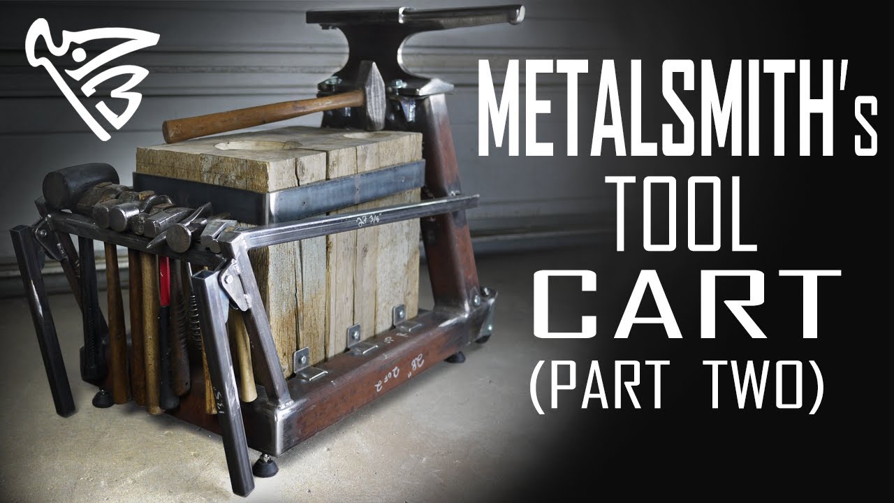 Part 2 - WELDING A HAMMER CART / ANVIL STAND - YouTube