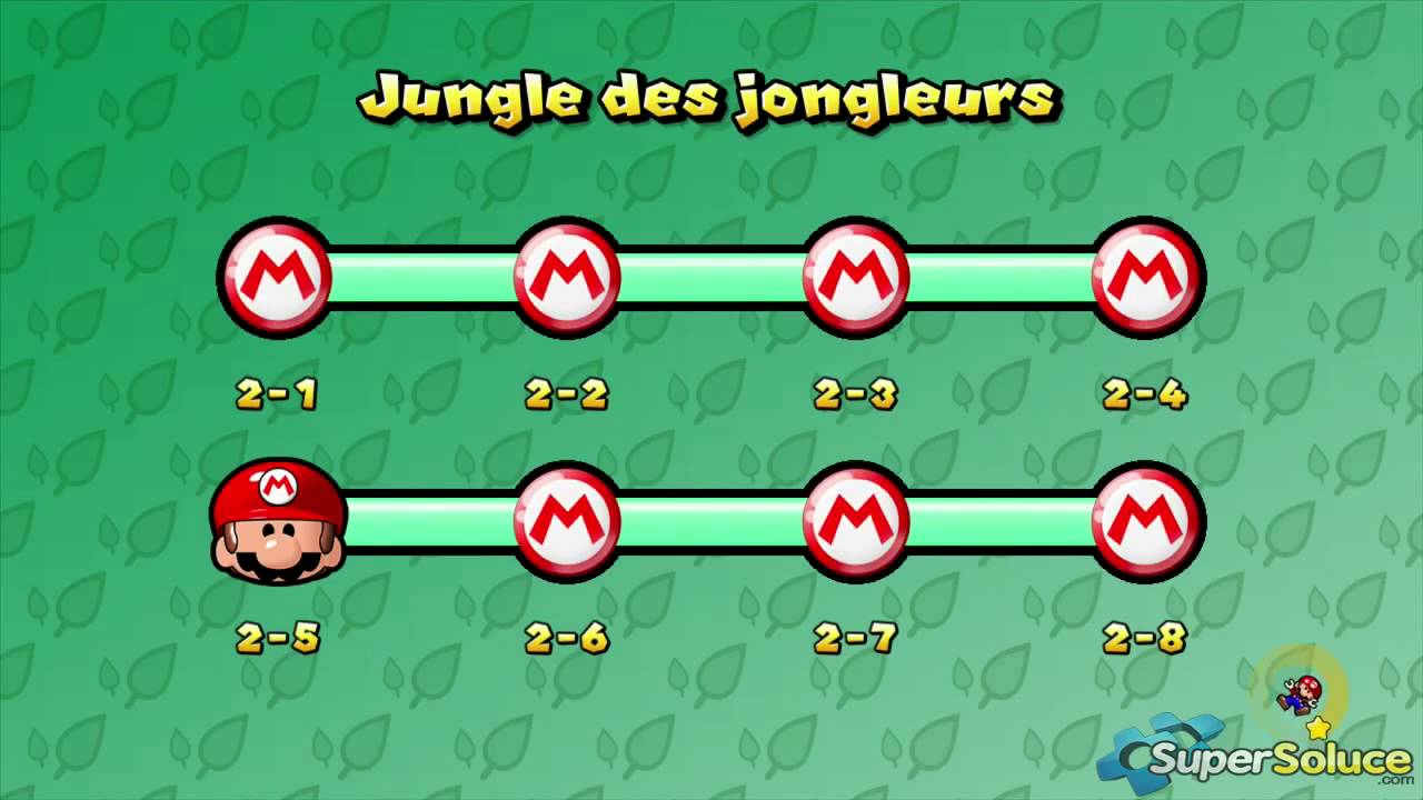 Mario vs Donkey Kong Tipping Stars : Guide World 2 (Jumpy Jungle) - YouTube