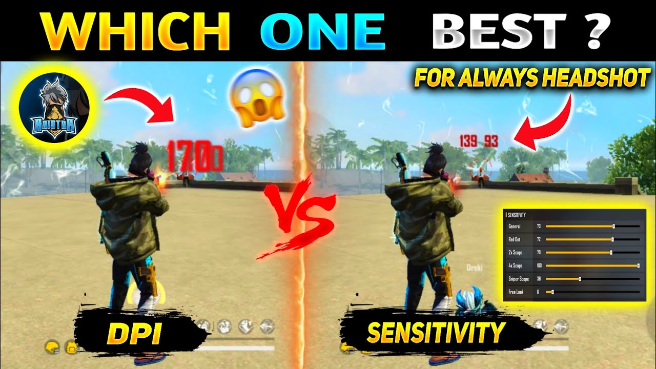 Sensitivity vs Dpi Which One Best For Always HeadShot | Best Pro ...