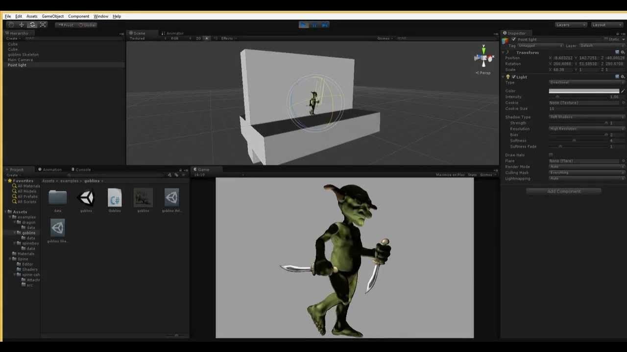 Unity + Spine + Normal Shader V3 - YouTube