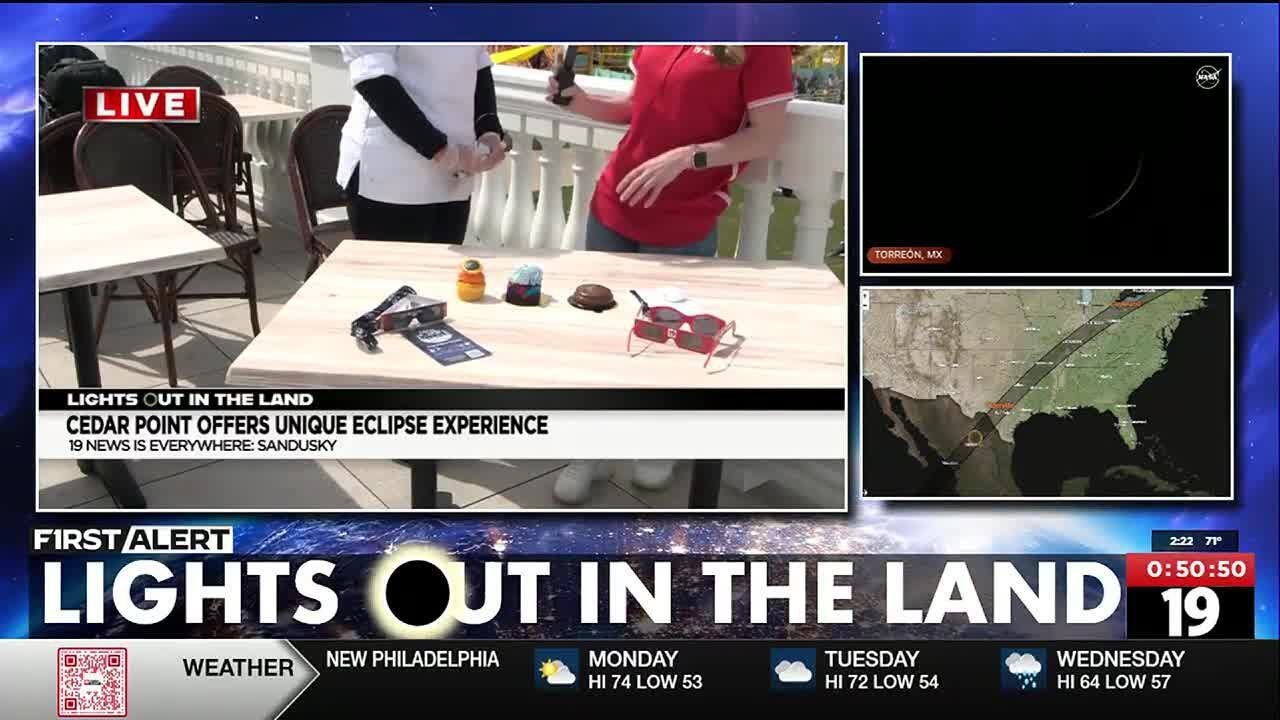 Solar Eclipse at Cedar Point: Staying safe during the eclipse - YouTube