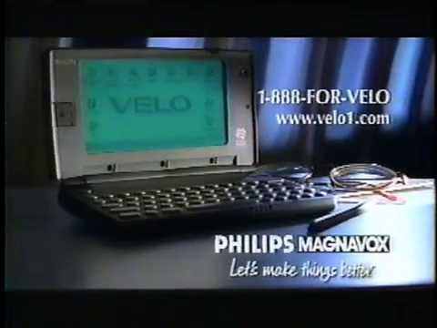 Philips Velo (Palm Computer Commercial - 1997) - YouTube