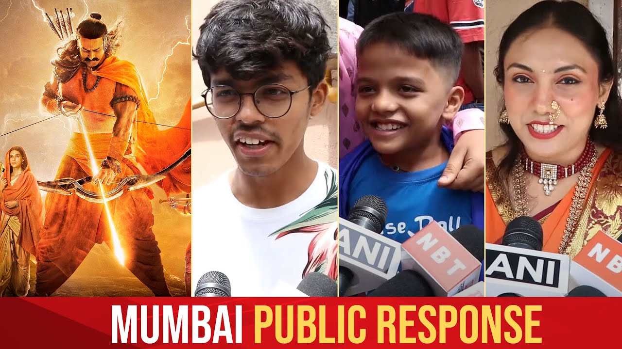 #Adipurush Movie Mumbai Public Response | First Day First Show ...