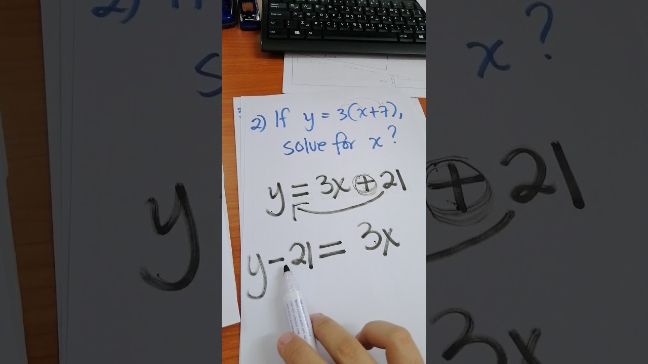 Chapter 13 Transposing Formulae - YouTube