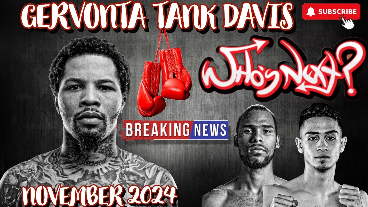 (BREAKING!!) GERVONTA TANK DAVIS IS FIGHTING THIS FIGHTER NEXT ...