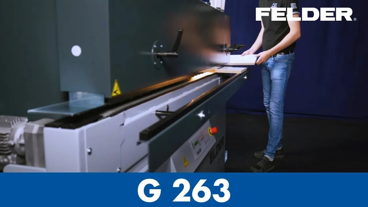Okleiniarka Felder® G263 - YouTube