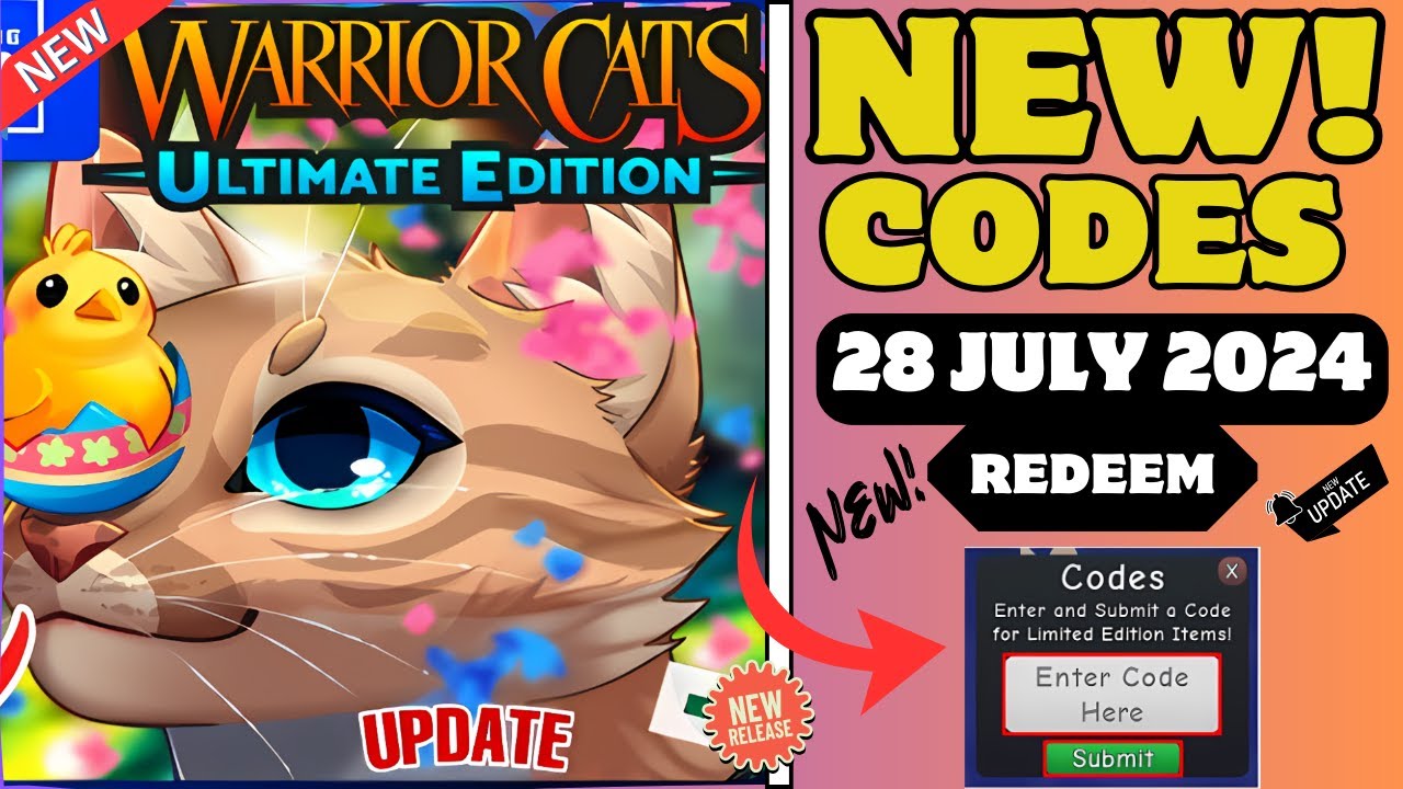 🧨PROMO CODES🧨 WARRIOR CATS CODES (HAPPY SUNDAY! 2024) - WARRIOR CATS ...