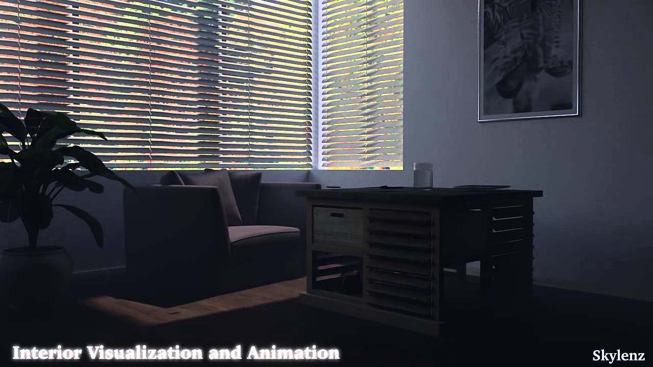Cinema 4D Interior animation - YouTube